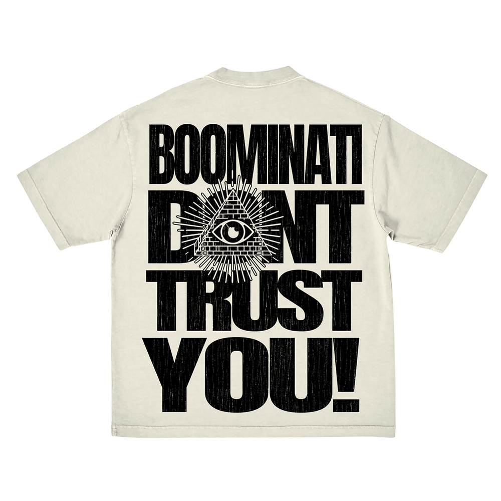 BOOMINATI DON'T TRUST YOU TEE CREAM - METRO BOOMIN | SHOP